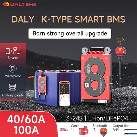 Daly Smart Bms 4s 8s 12s 13s 14s 16s 17s 20s 24s Smart Bms 40a 60apng