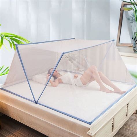 원터치 침대 모기장 텐트 1초 접이식 폴딩 바로 모기 착 덮장 패밀리 싱글 퀸 이불 침대 텐트형모기장 감도 깊은 취향 셀렉트샵 29cm