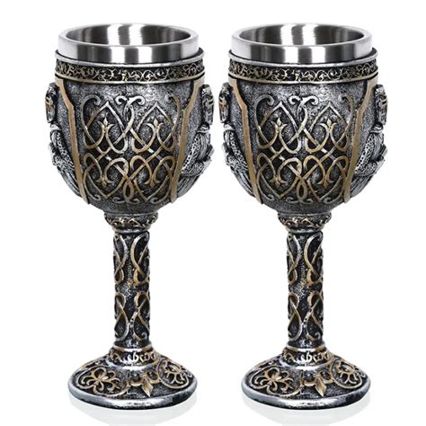 2x Medieval Templar Crusader Knight Mug Suit Of Armor Knight Of The