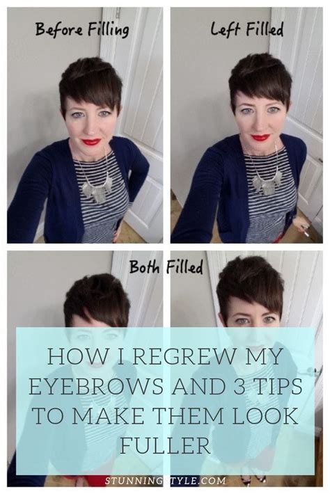 How I Regrew My Eyebrows And 3 Tips To Make Them Look Fuller Stunning
