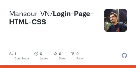 Github Mansour Vn Login Page Html Css