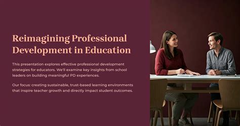 Reimagining Professional Development In Education
