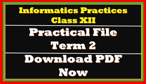 The Comprehensive Guide Class 12 Ip Practical File 2022 23