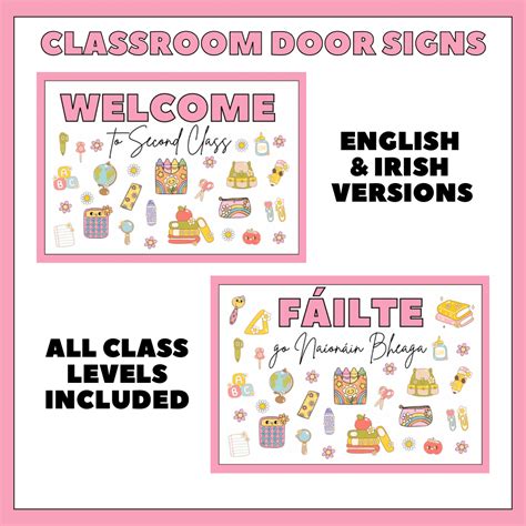 Mash Classroom Door Signs