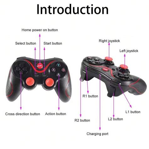 Wireless Gamepad Gaming Controller With Key Mapping For Android Phones Ideal For Mobile