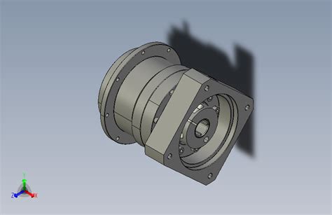 Mtd 110 L1 24 Mtd 110 盘式输出减速机 Step 模型图纸下载 懒石网