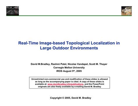Pdf Real Time Image Based Topological Localization In Large · Pdf