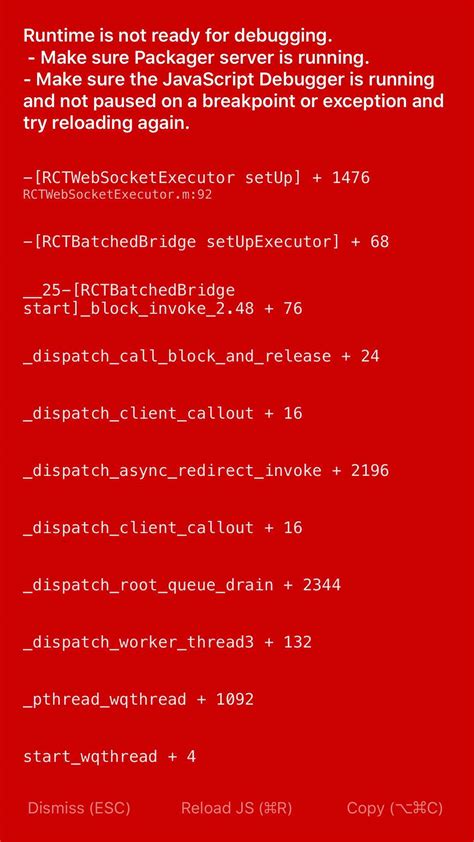 Ios React Native Remote Debugger Not Working On Iphone Stack Overflow