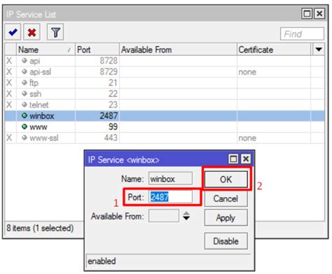 Cara Merubah Port Default Mikrotik Via Winbox Hakko Blogs