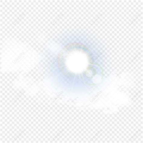 구름 일러스트 태양 빛 그라데이션 무지개 후광 조명 효과현실적햇빛 Png 일러스트 무료 다운로드 Lovepik