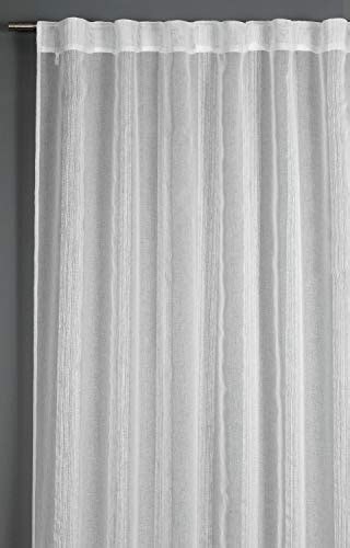 Gardinia Translucent Tab Top Curtain With Concealed Tab Top Curtain