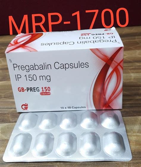 Pregabalin Capsules 150mg In Pan India At ₹ 1700 Box In Zirakpur Id