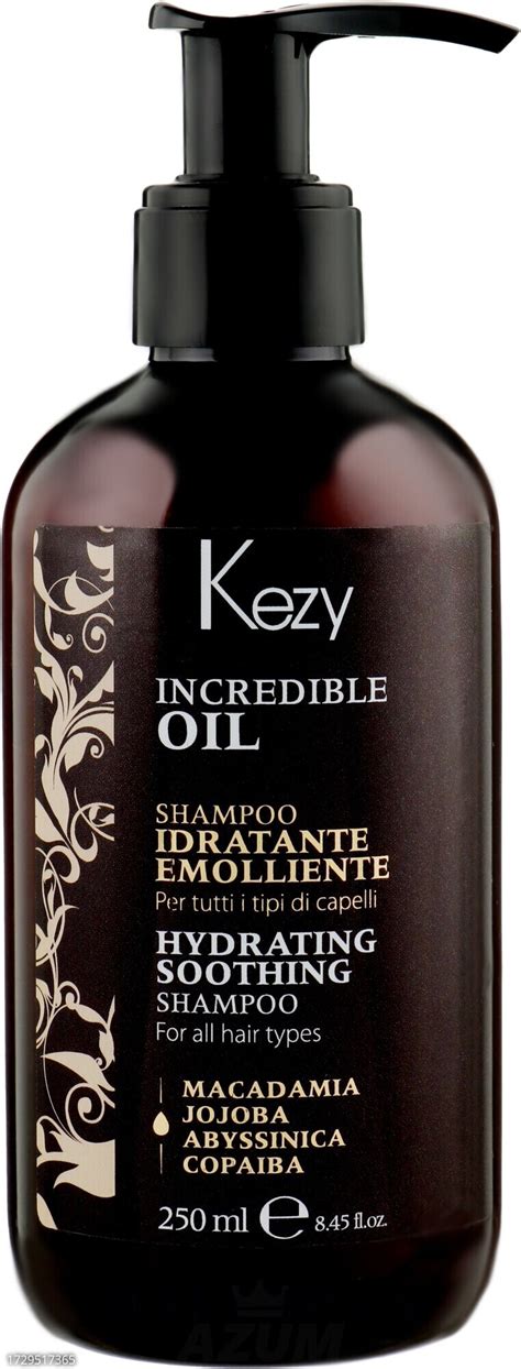 Kezy Шампунь увлажняющий и разглаживающий для волос Incredible Oil ...