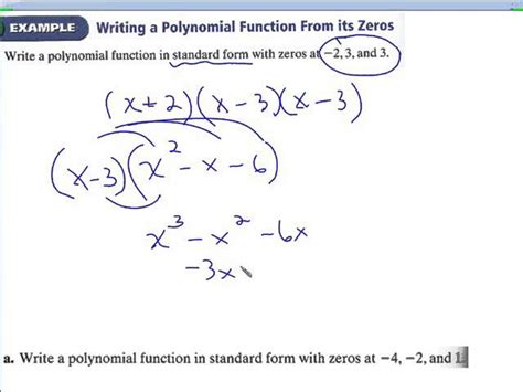 Standard Form Adding Polynomials With Examples