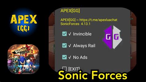 SONIC FORCES Enhanced Game Play By Lua Script GameGuardian YouTube