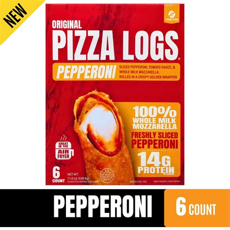 Finger Food Products Original Pizza Logs® Pepperoni And Cheese Air Fryer