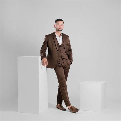 Goldy Outfit Brown Pants And Vest Suit Peaky Premium Shopee Philippines