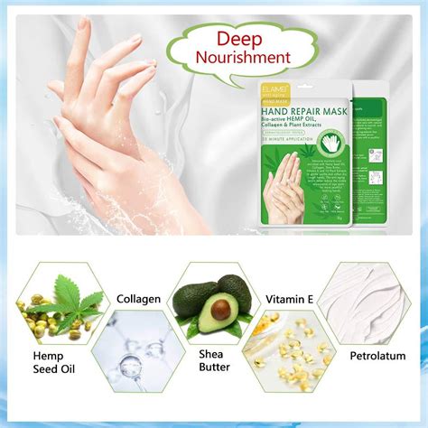Moisturizing Gloves Hand Mask 5 Pack With Collagen Shea Butter