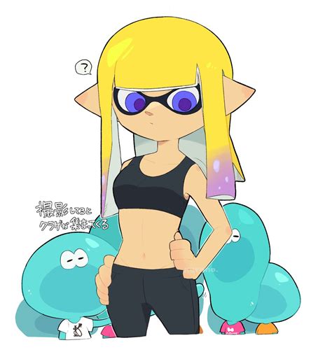 Inkling Player Character Inkling Girl And Jellyfish Splatoon And More Drawn By Kiirono
