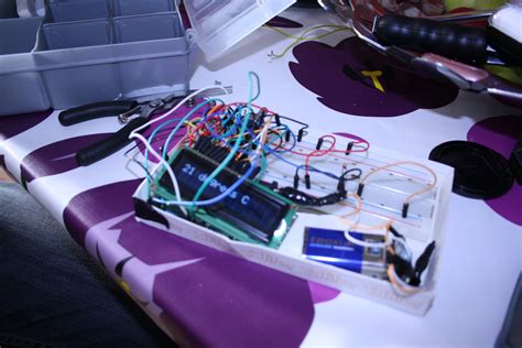 arduino thermometer lcd display thermistor instructables