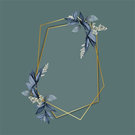 Elegant Plant Leaf Frame