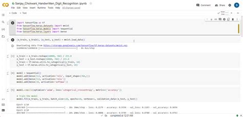 Sanjay Chotwani On Linkedin Codeclause Handwrittendigitrecognition