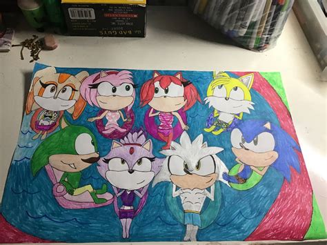 Sonic Pool Party Gangart Request By Cathymagicartpenguin On Deviantart