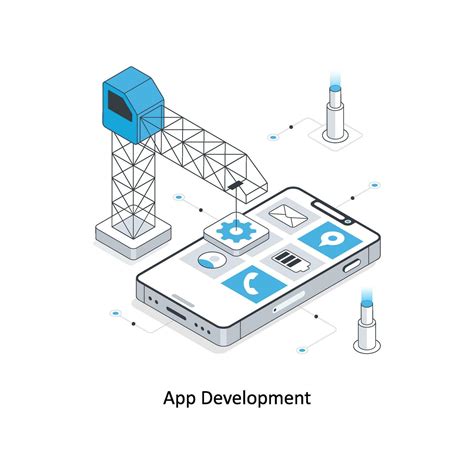 App Development Isometric Stock Illustration Eps File 36346222 Vector Art At Vecteezy