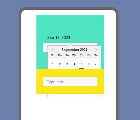 Date Picker In Web View Sits Behind Other Components Issues Bugs