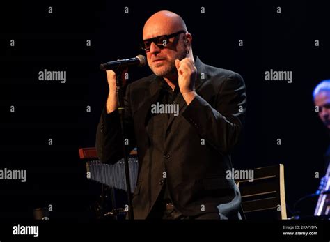 Mario Biondi On Creberg Teatro Stage In Bergamo During The Italian