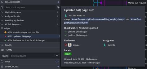 Pull Requests With Gitkraken Desktop Git Pull Request