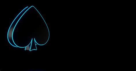 현대 블랙과 네온 블루 카드 스페이드 기호 3d 일러스트 3차원 형태에 대한 스톡 사진 및 기타 이미지 3차원 형태 네온 슬롯머신 Istock