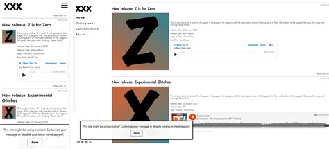 GitHub ItsPatrq Minimal Music Project Jekyll Theme For Music Projects Bands