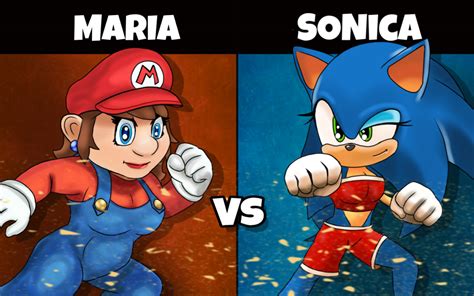 Worlds Collide Rule 63 Sonic And Mario By Edmopysun On Deviantart