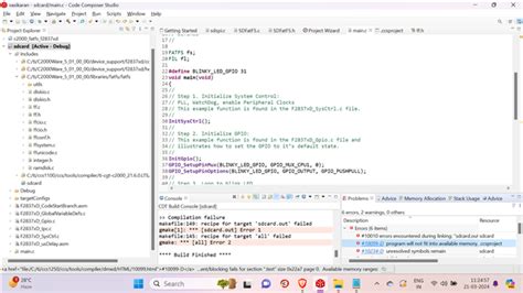 tms320f28379d fatfs initialization error c2000 microcontrollers