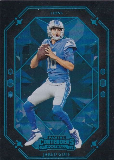 Jared Goff 2023 Contenders 2 Crown Jewels Ssp Price Guide Sports