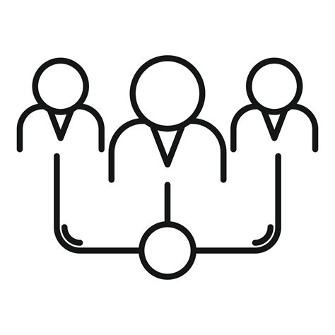 Restructuring Team Icon Outline Style 14648891 Vector Art At Vecteezy