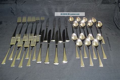 Sss Oneida Aberdeen Admiral Maestro 37pc Set Stainless Steel Flatware