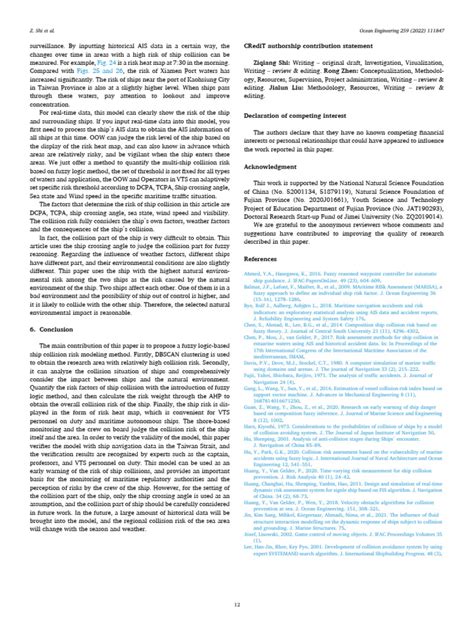 tinywow fuzzy logic based modeling method for regional multi ship