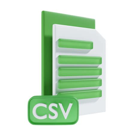 46 Csv File 3D Illustrations Free In PNG BLEND FBX GlTF IconScout