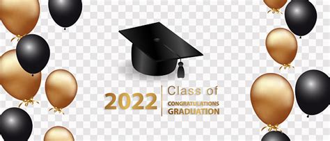 졸업축하드립니다 2022년 클래스 졸업 모자와 색종이와 풍선 축하 배너 교육아카데미 학습학교 2022년에 대한 스톡 벡터 아트 및 기타 이미지 Istock