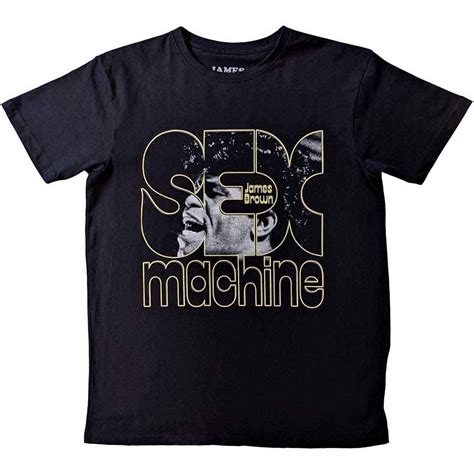 James Brown Sex Machine Black T Shirt Merchoid