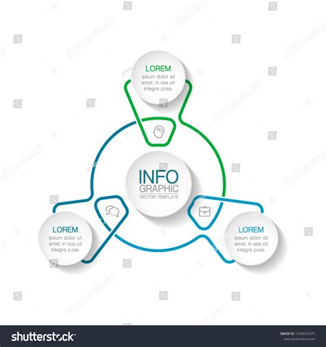 Vector Circular Infographic Diagram Template Business Stock Vector Royalty Free