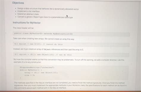 objectives design a data structure that behaves
