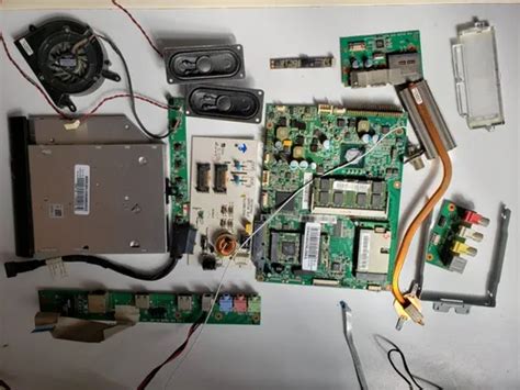 Placa Mãe Fonte Peças Para Pc All In One Cce Win Solo 19tv