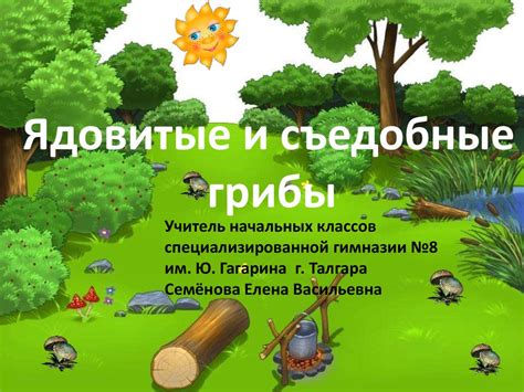 Ядовитые и съедобные грибы Online Presentation