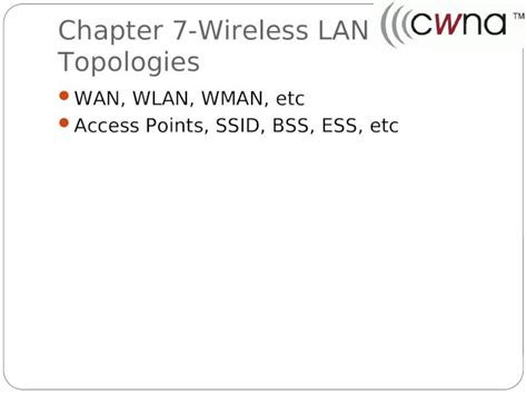 PPT Chapter Wireless LAN Topologies DOKUMEN TIPS