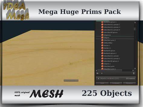 Second Life Marketplace Mega Huge Prims