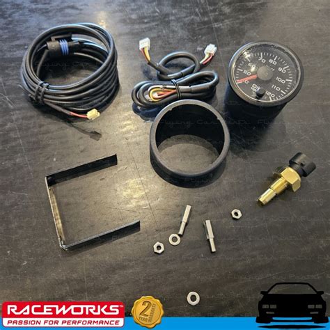 Raceworks 52mm Electronic Oil Temperature Stepper Gauge Kit Flying Raceworks 52mm Electronic Oil Temperature Stepper Gauge Kit Flying
