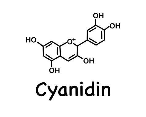 Cyanidin Is A Natural Organic Compound A Special Type Of Anthocyanidin